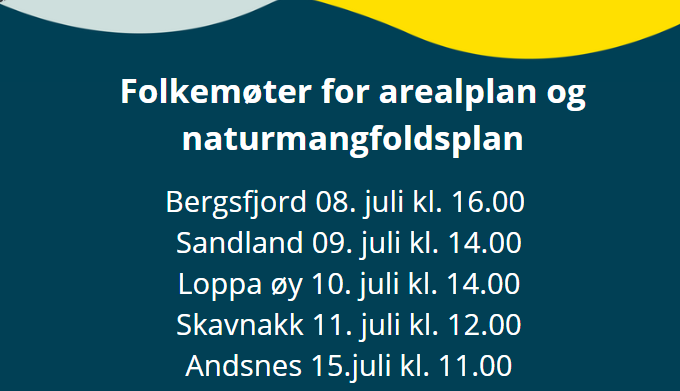 Folkemøter arealplan og naturmangfoldsplan - Loppa kommune